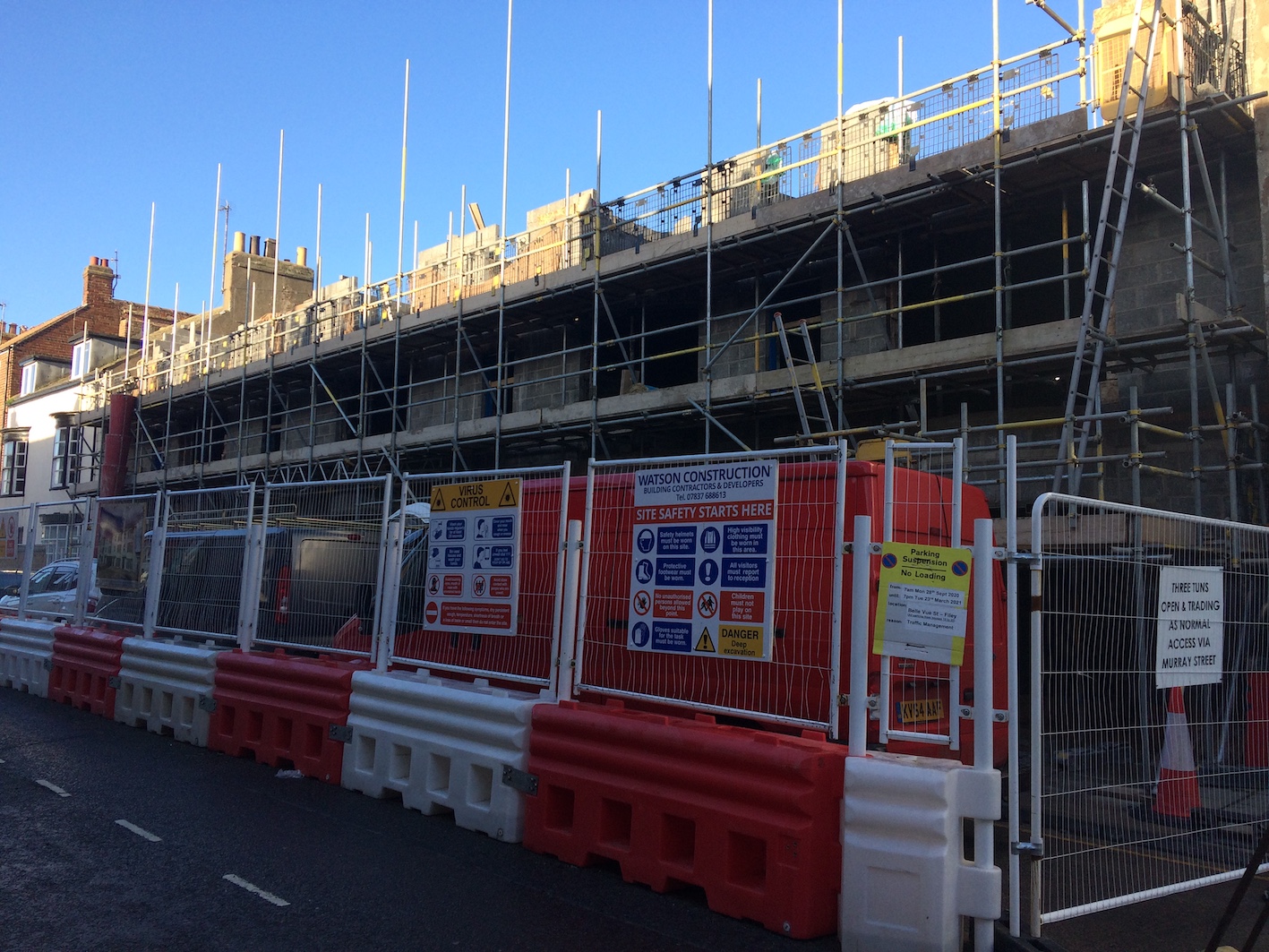 Filey's got the Builders in - Filey