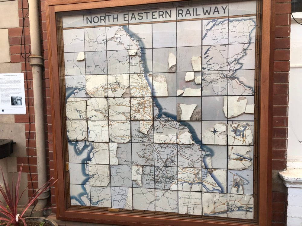 Bridlington station's historic tiled map restored. Is it Filey's turn ...