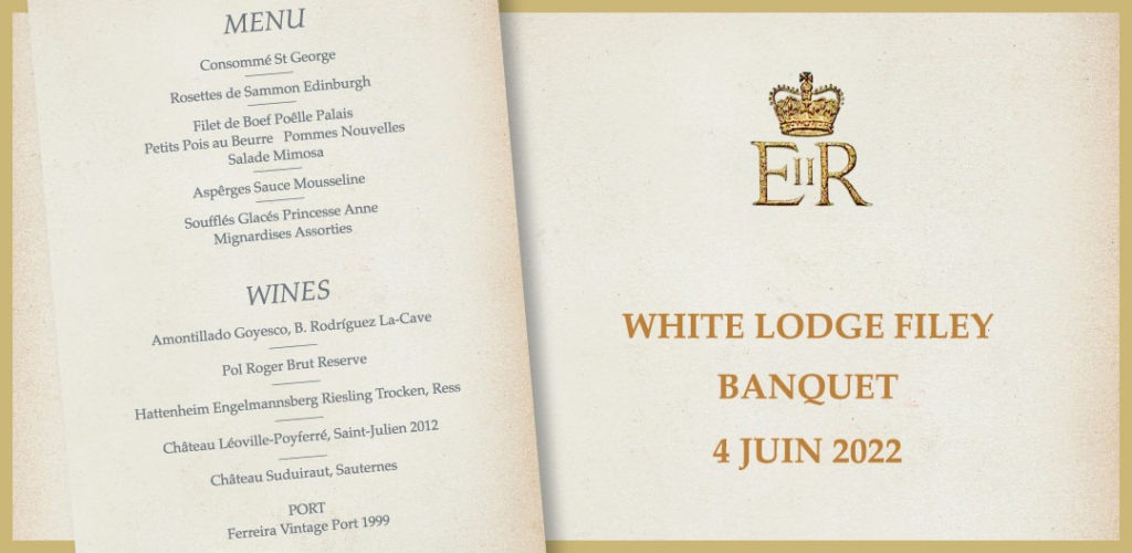 jubilee banquet menu - Filey